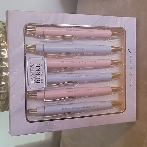 James Burke Collection | Other | James Burke Collection Pack Of 6 Pens ...